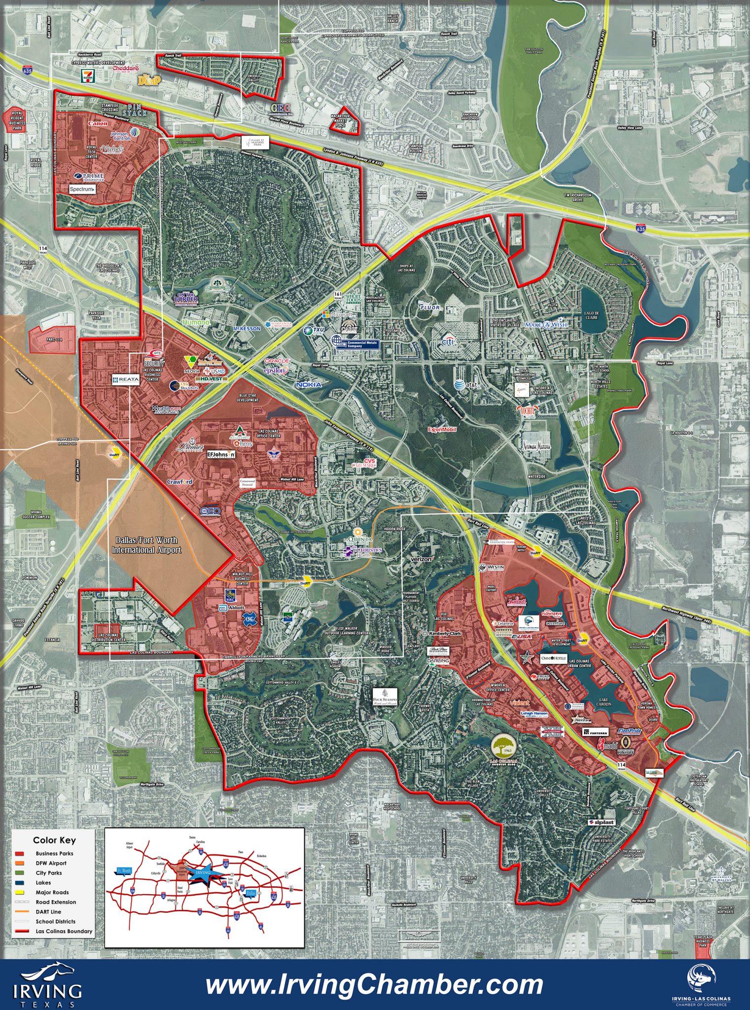 Irving Area Maps – Irving Chamber of Commerce